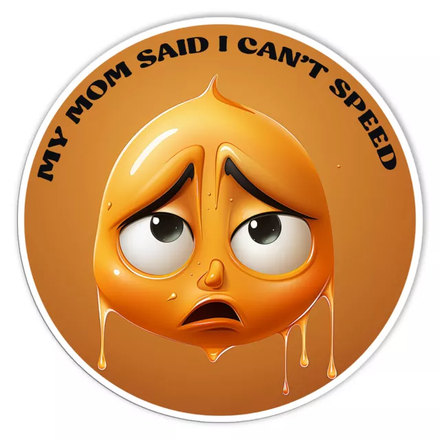 My Mom Said I Can'T Speed Sticker Decal Phone Decal Water Bottle ...