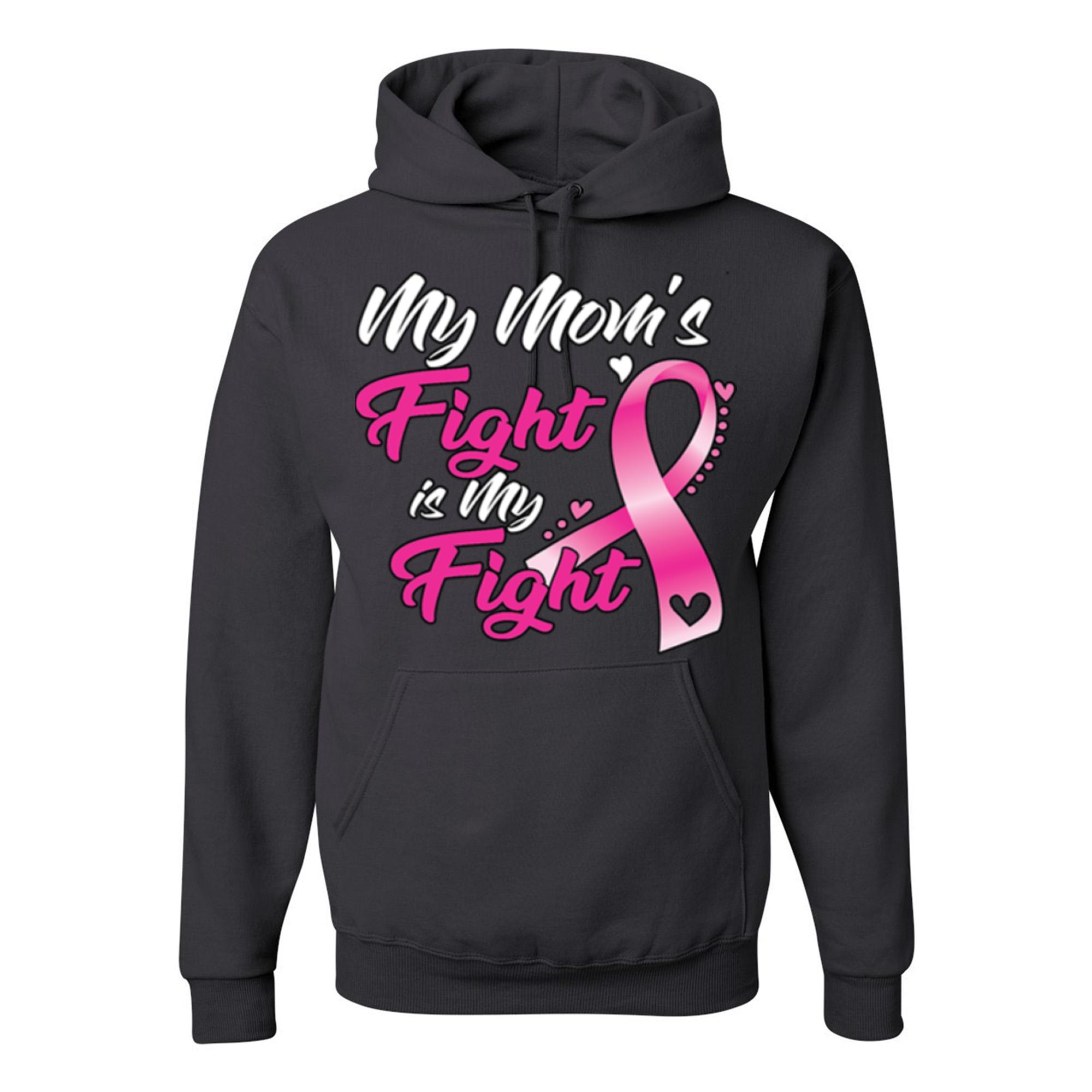 My Mom's Fight Is My Fight Pink Ribbon Breast Cancer Awareness Mens ...