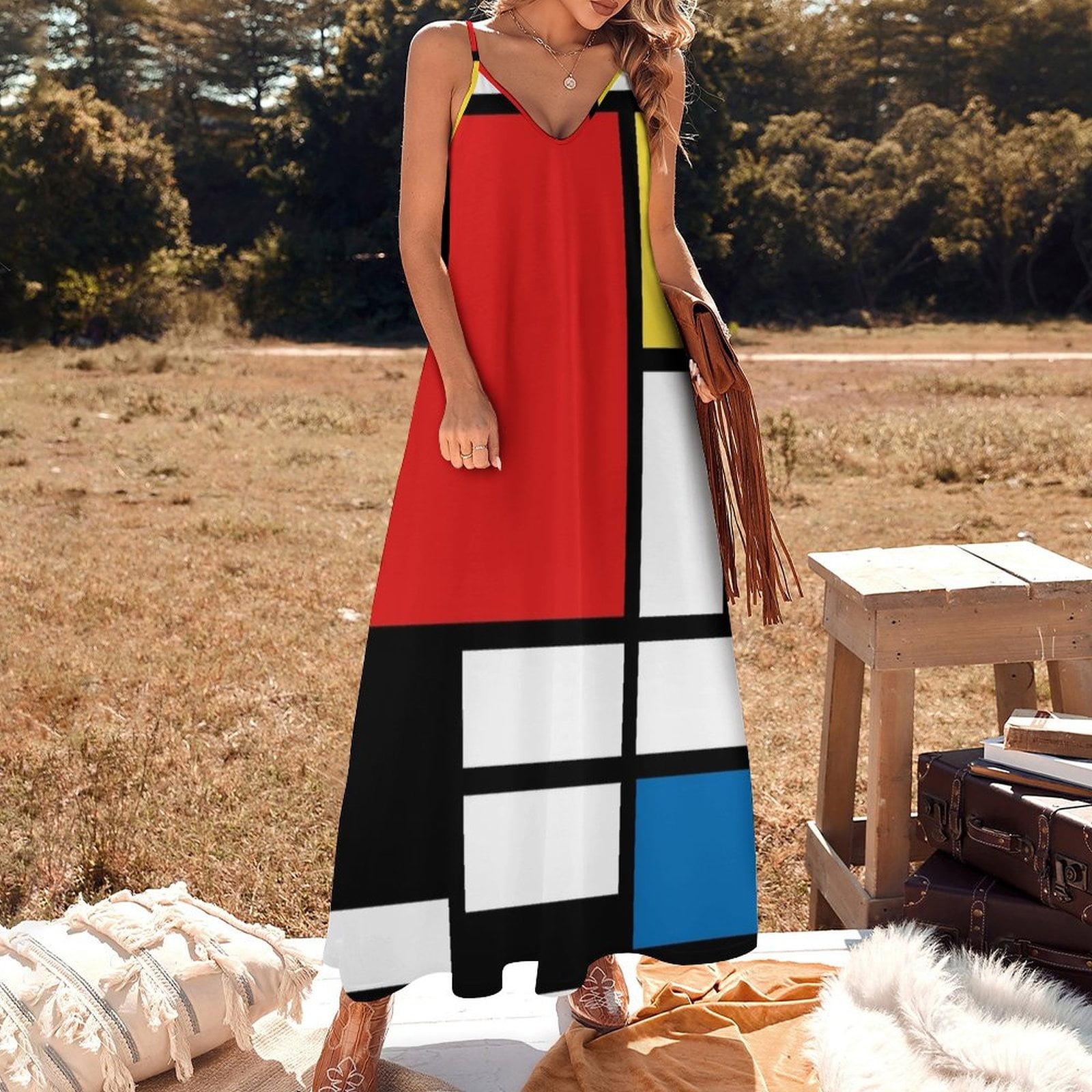 My Mondrian Sleeveless Dress dresses for women Woman dresses dresses ...