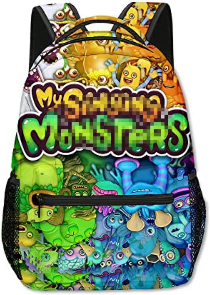 My Monsters Backpack Monsters Bags Travel Daypack - M Size/16in (8,M ...