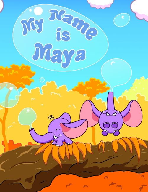 My Name is Maya: 2 Workbooks in 1! Personalized Primary Name and Letter ...