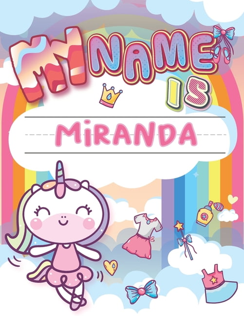 My Name is Miranda : Personalized Primary Tracing Book / Learning How ...