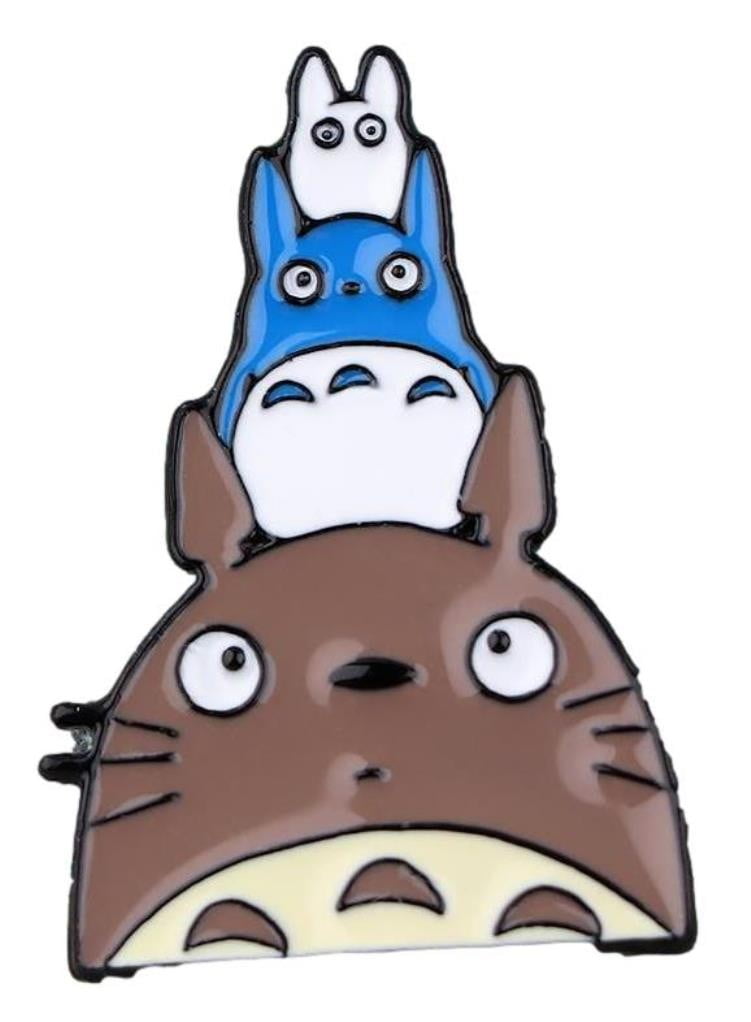 My Neighbor Totoro Character Group 1.25 Inches Tall Enamel Metal Pin ...