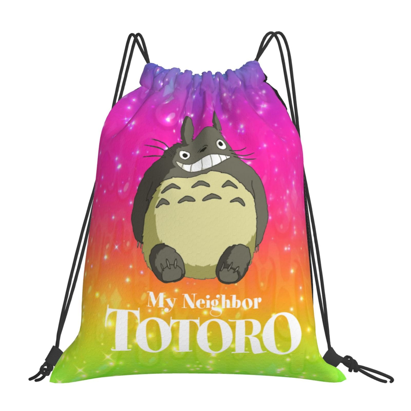 My Neighbor Totoro Drawstring Backpack Sport Gym Bag For Yoga Swimming ...