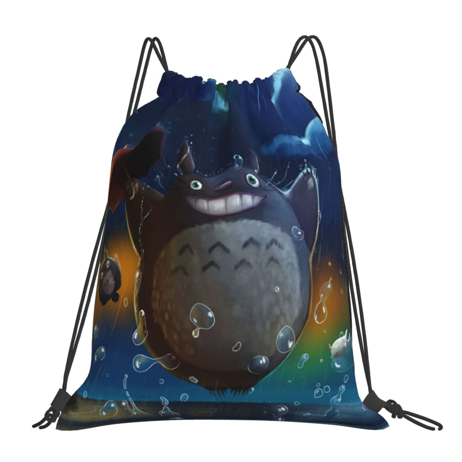My Neighbor Totoro Drawstring Backpack Sport Gym Bag For Yoga Swimming ...