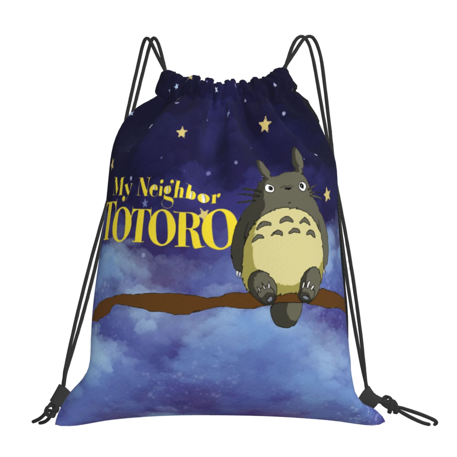 My Neighbor Totoro Drawstring Backpack Sport Gym Bag For Yoga Swimming ...