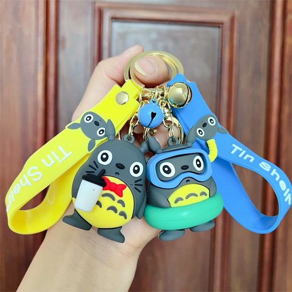 My Neighbor Totoro Keychains Key Chain Gifts Ring for Boys Girls Charms ...