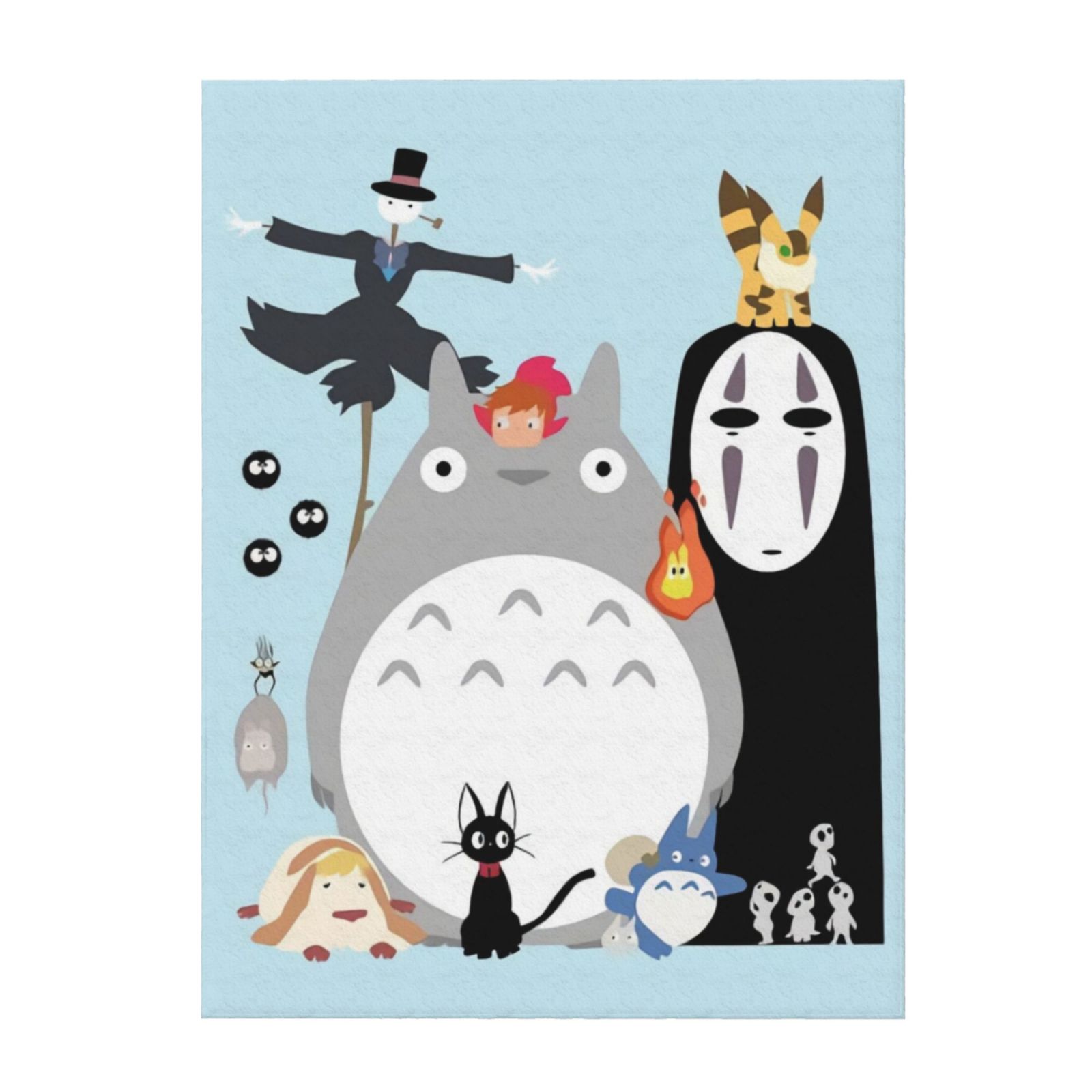 My Neighbor Totoro Plush Throw Blanket Super Soft Wool Blanket, Sofa ...