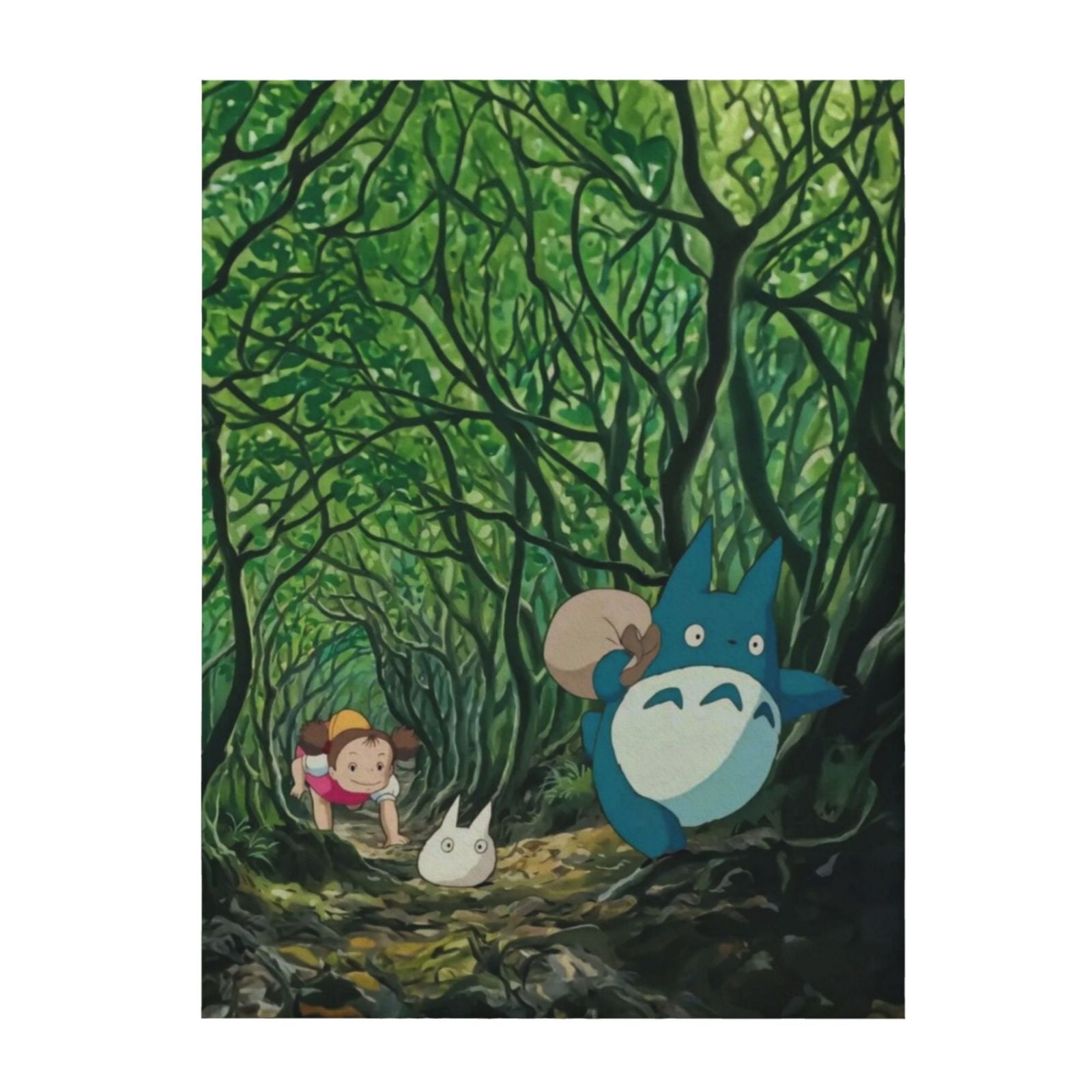 My Neighbor Totoro Plush Throw Blanket Super Soft Wool Blanket, Sofa ...