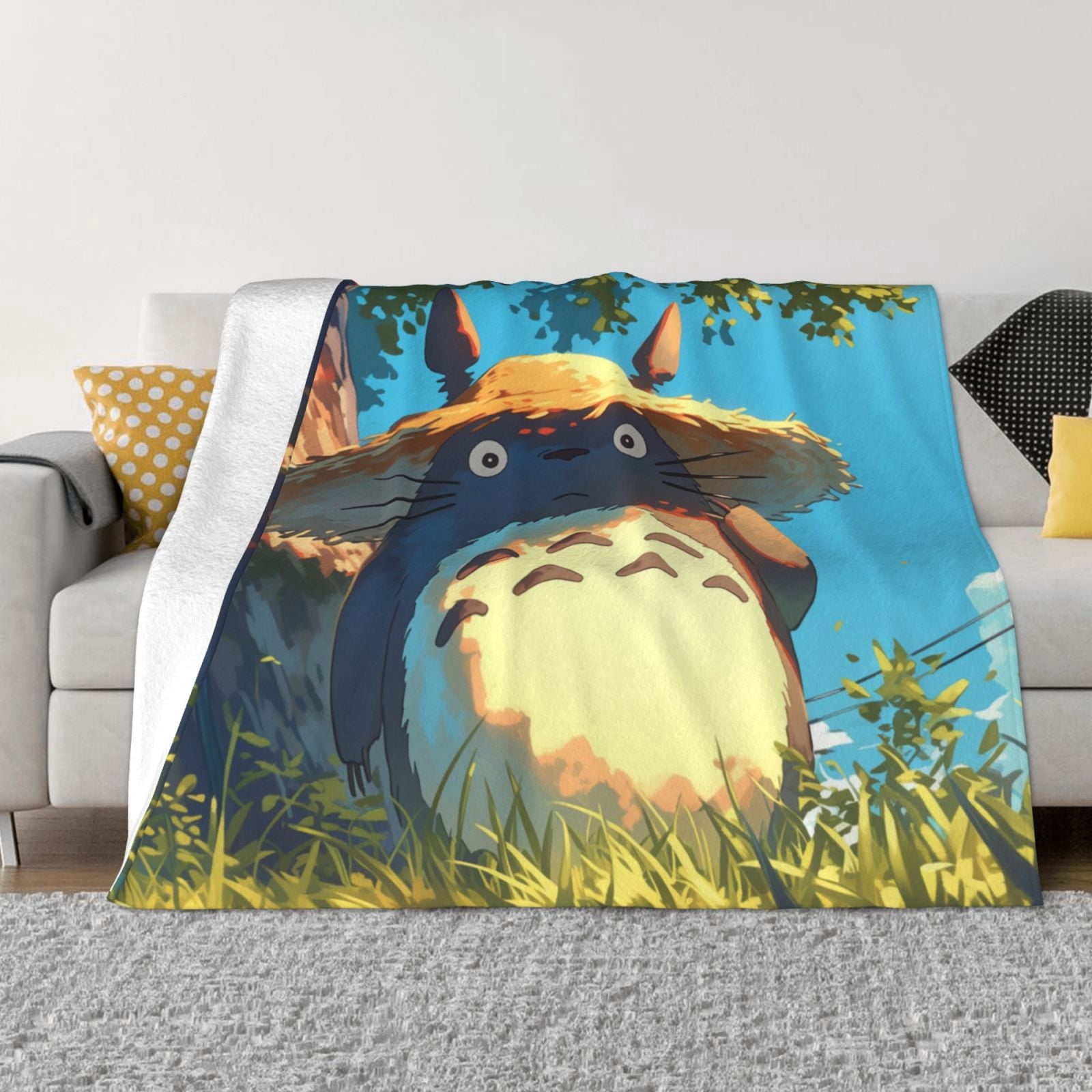 My Neighbor Totoro Throw Blanket Couch Bed Sofa Soft Lightweight Warm ...