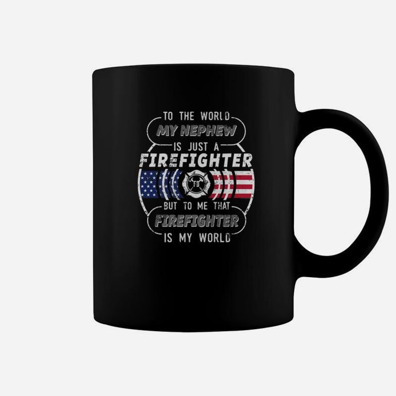 My Nephew Is Firefighter Aunt Firefighter Uncle Coffee Mug - Walmart.com