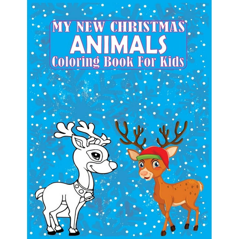 christmas animals coloring pages