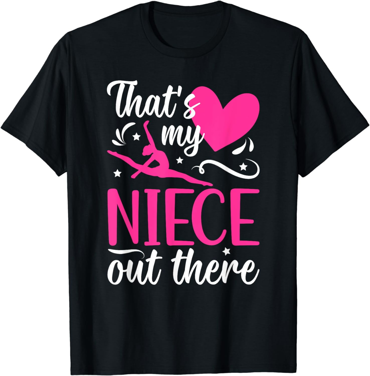 My Niece Gymnastics Aunt Of A Gymnast Auntie T-Shirt - Walmart.com