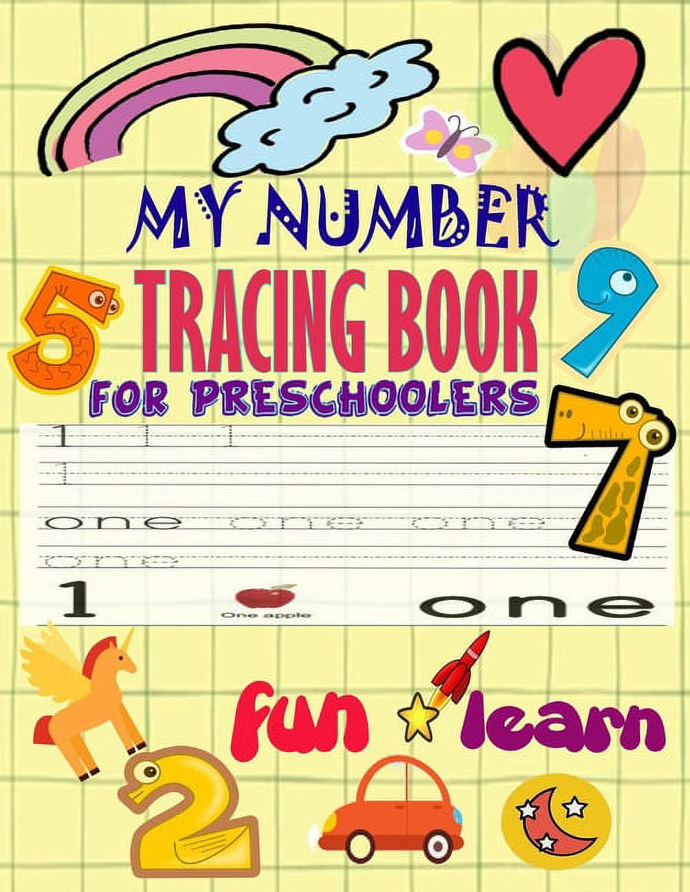My Number Tracing Book Fro Preschoolers: Give your child all the ...