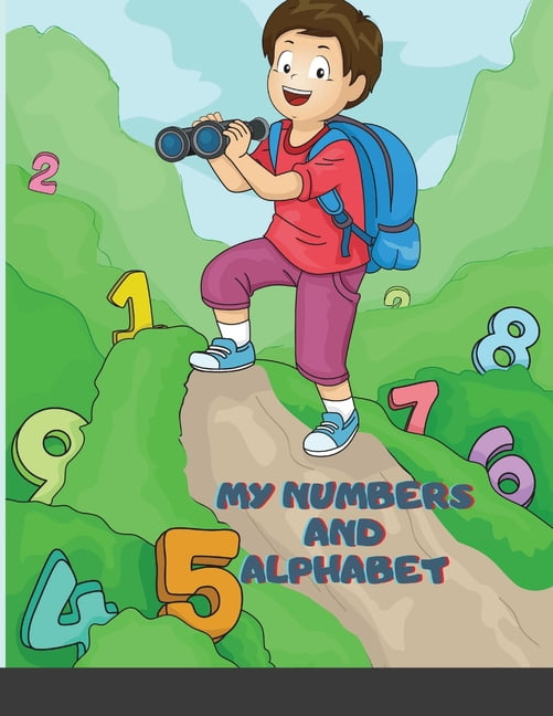 My Numbers and Alphabet, Colors and Shapes Toddler Coloring Book with ...