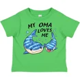 My Oma Loves Me- Whale Shark Toddler T-Shirt Family Sharks Grandma Fin Baby Clothing, Cute Baby ...