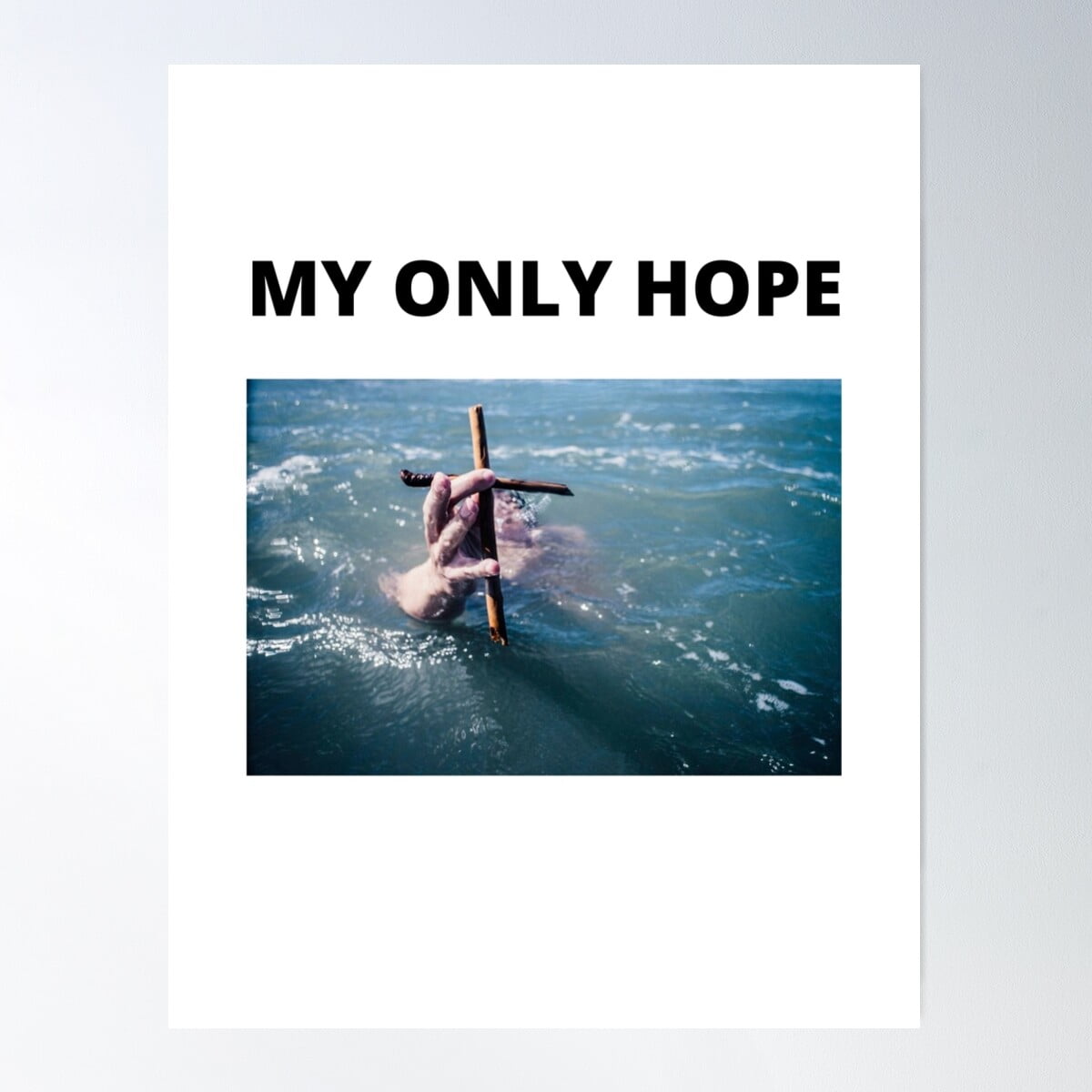 My Only Hope Design || Jesus Love || Cross ||Jesus The Saviour Poster ...