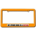 My Other Ride Is A Kayak License Plate Tag Frame, Multiple Colors ...