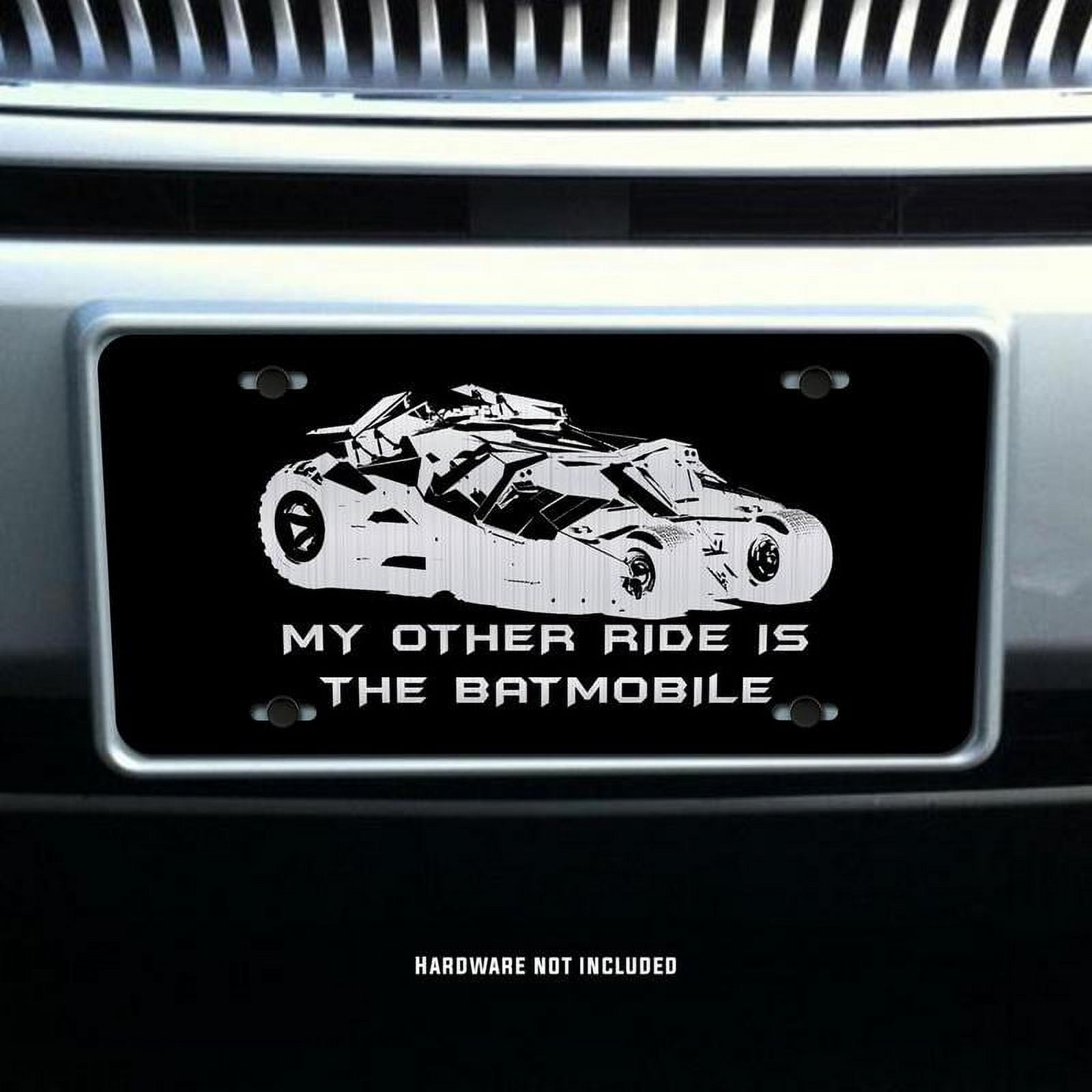 My Other Ride Is The Batmobile Vanity Front License Plate Tag KCE045 ...