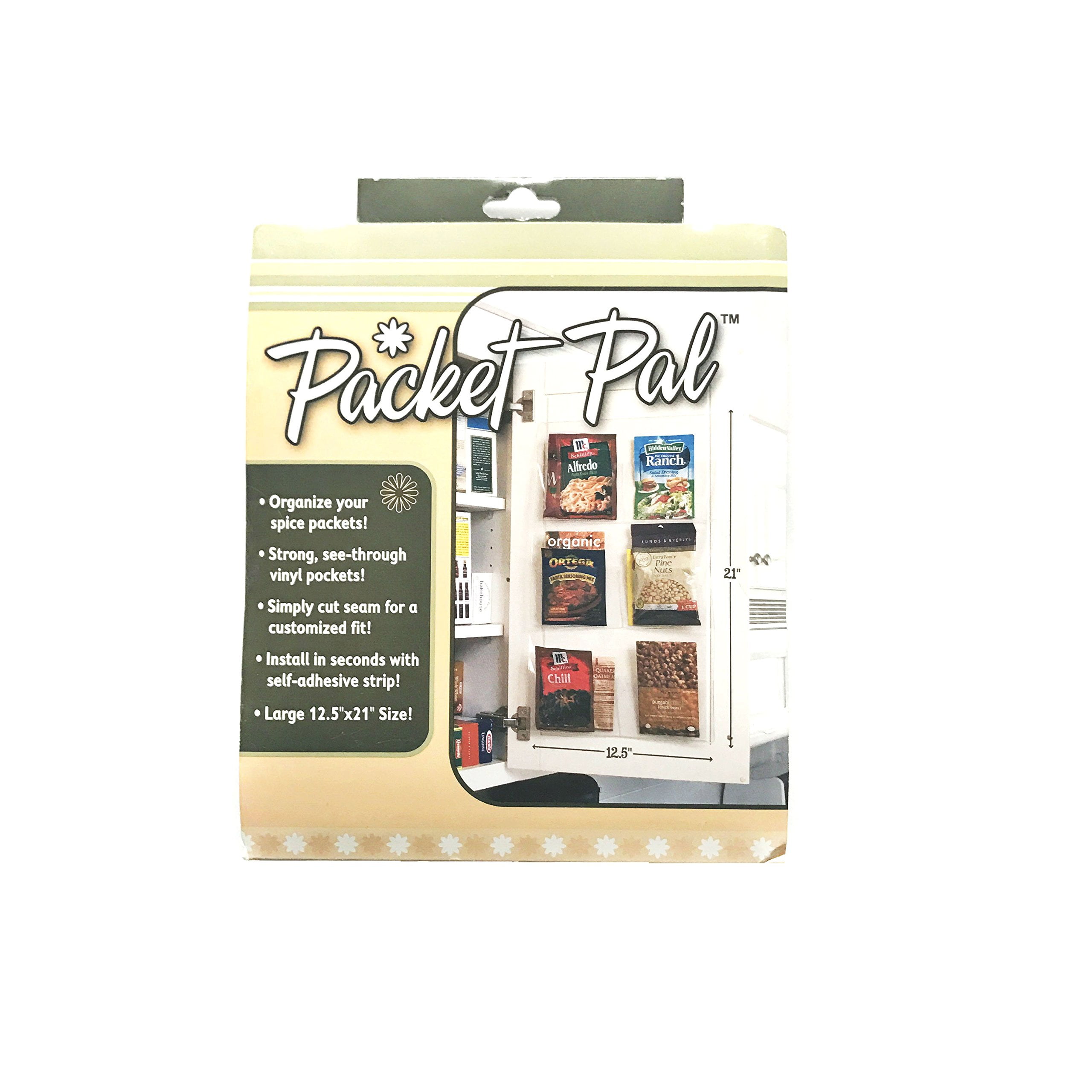 My Packet Pal Spice & Seasoning Packet Holder Organizer For Kitchen ...