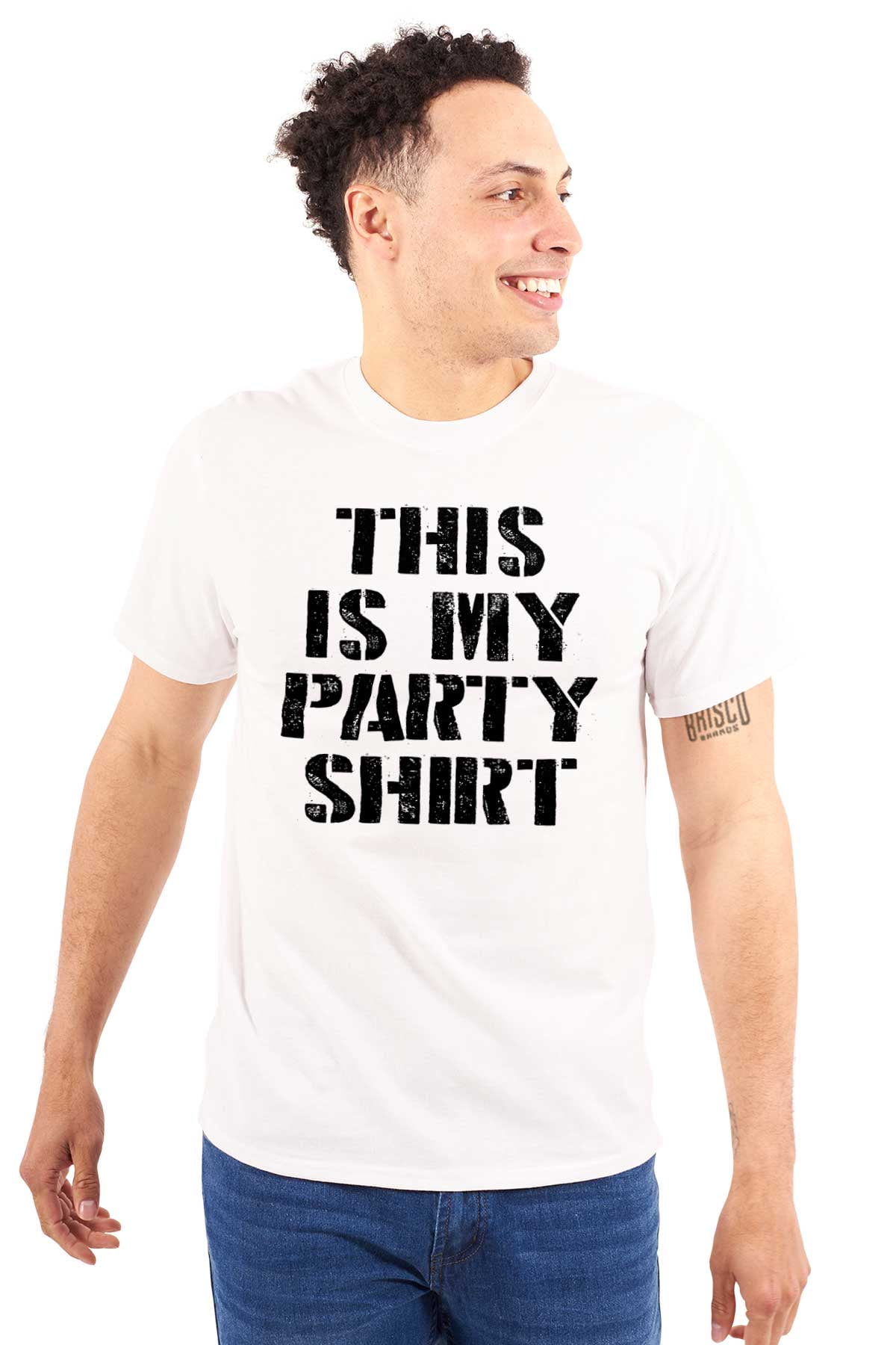 My Party Funny Partier Drinking Bar Plus Size Crewneck Graphic Tee ...