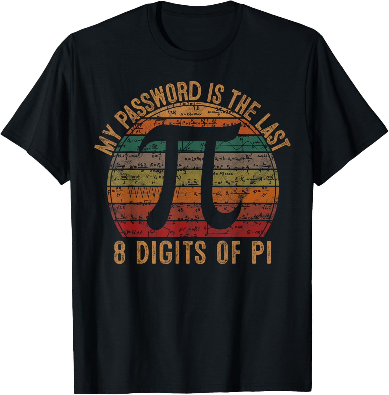 My Password Is The Last 8 Digits of Pi Gift Math Pi Day T-Shirt - Walmart.com