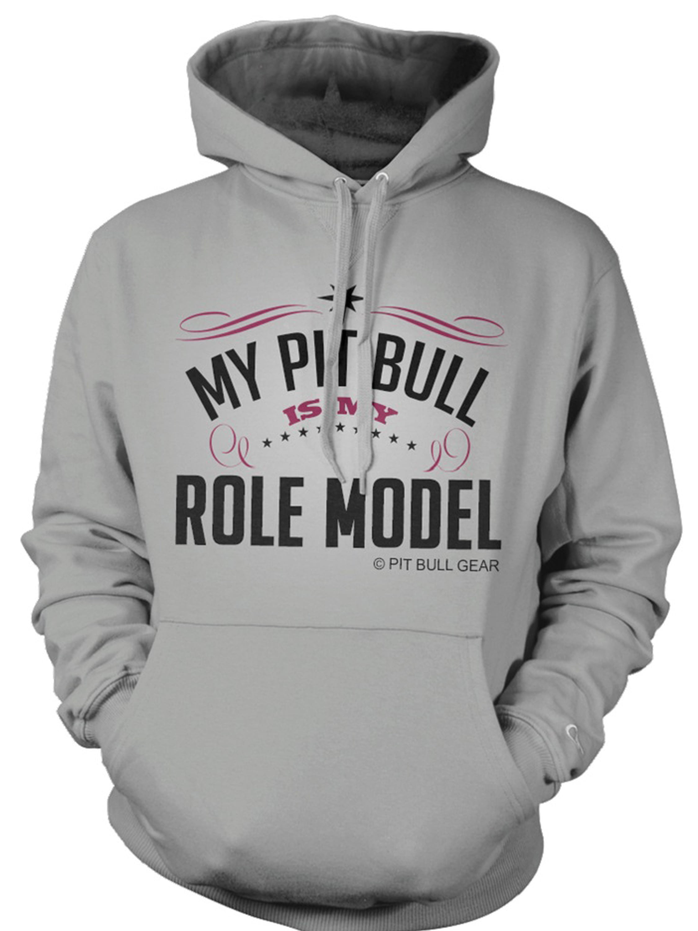 My Pit Bull Is My Role Model Men's Hoodie Pit Bull Accessories Pit Bull ...