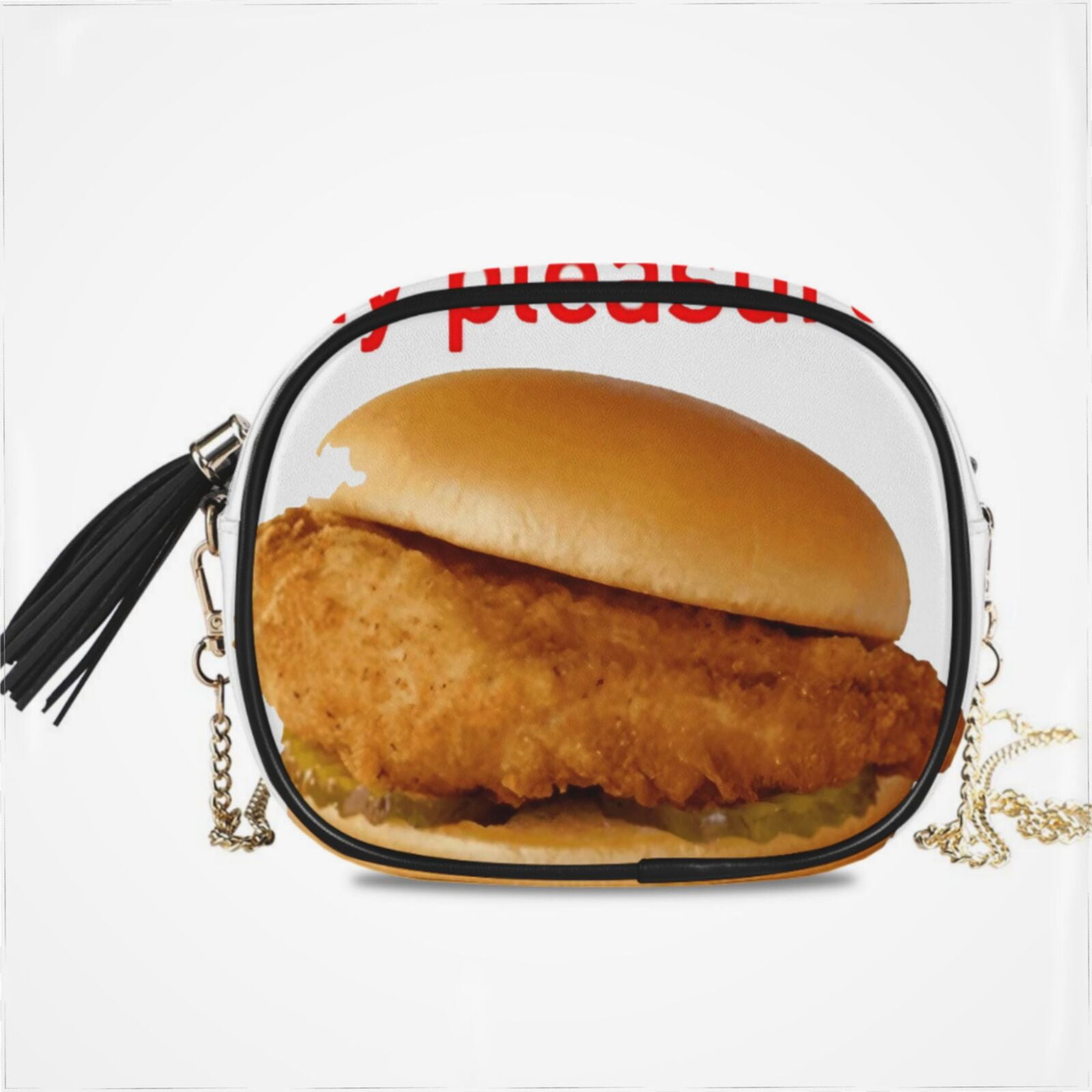 My Pleasure Chicken Sandwich Women'S Vintage Crossbody Bag Fashion ...