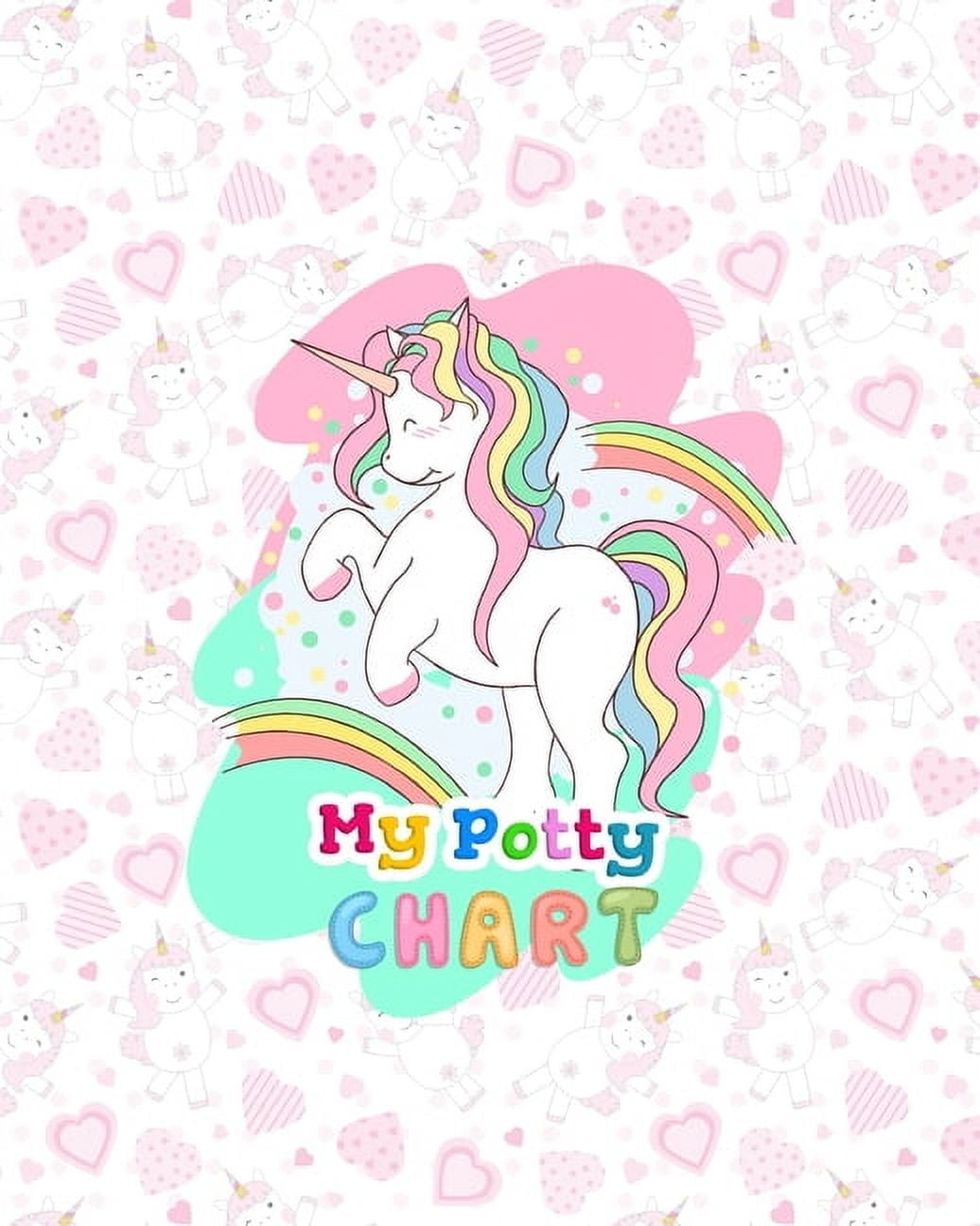 My Potty Chart: Potty Training Chart for Girls, Toilet Routine Training ...