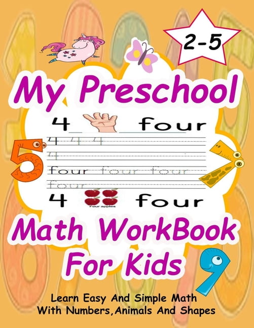 My Preschool Math WorkBook For Kids: Give your child all the practice ...