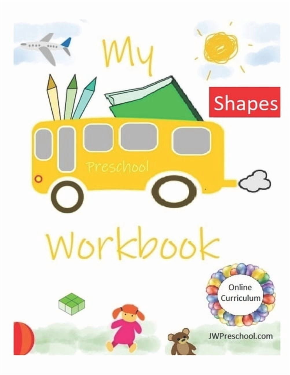 My Preschool Shapes Workbook, (Paperback) - Walmart.com