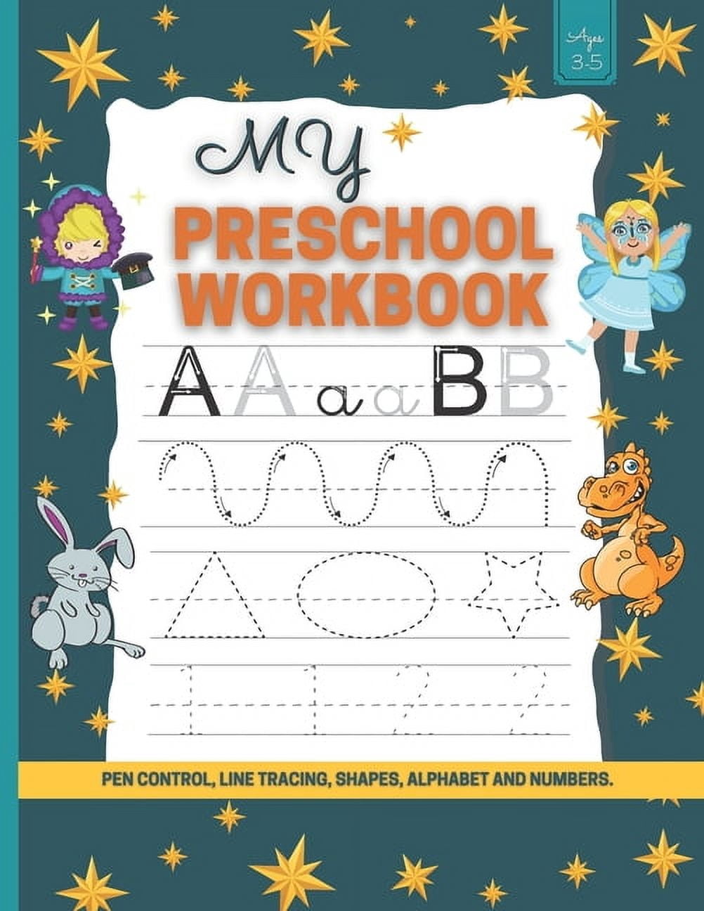 My Preschool Workbook: Practice for Kids with Pen Control, Line Tracing ...