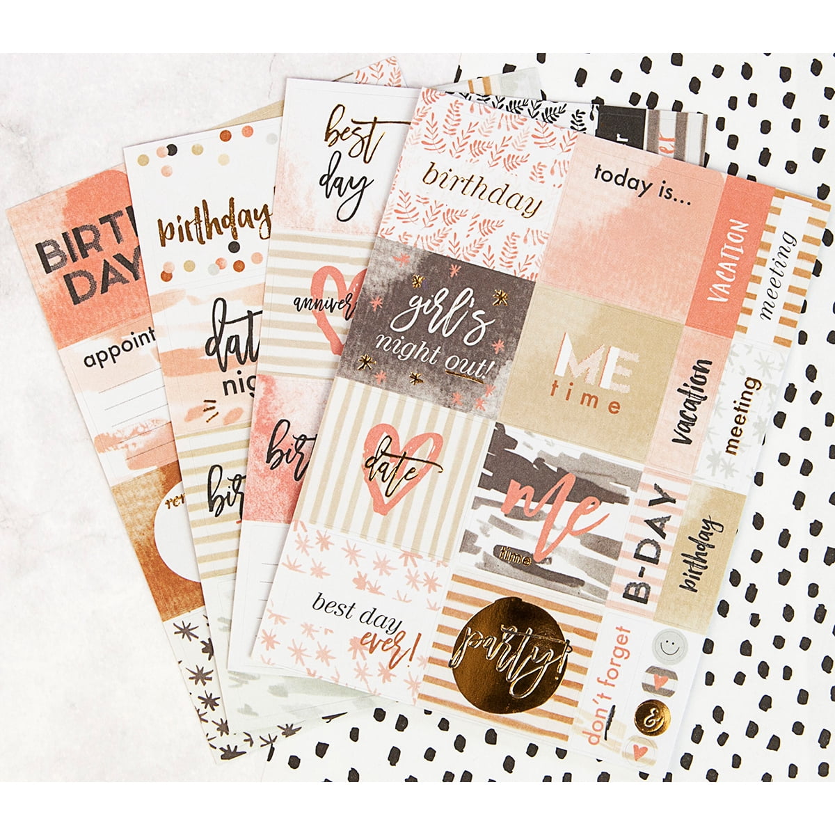 My Prima Planner Cardstock Stickers 4/Pkg- - Walmart.com