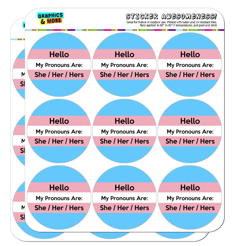My Pronouns Are She Her Hers Gender Identity Planner Calendar ...