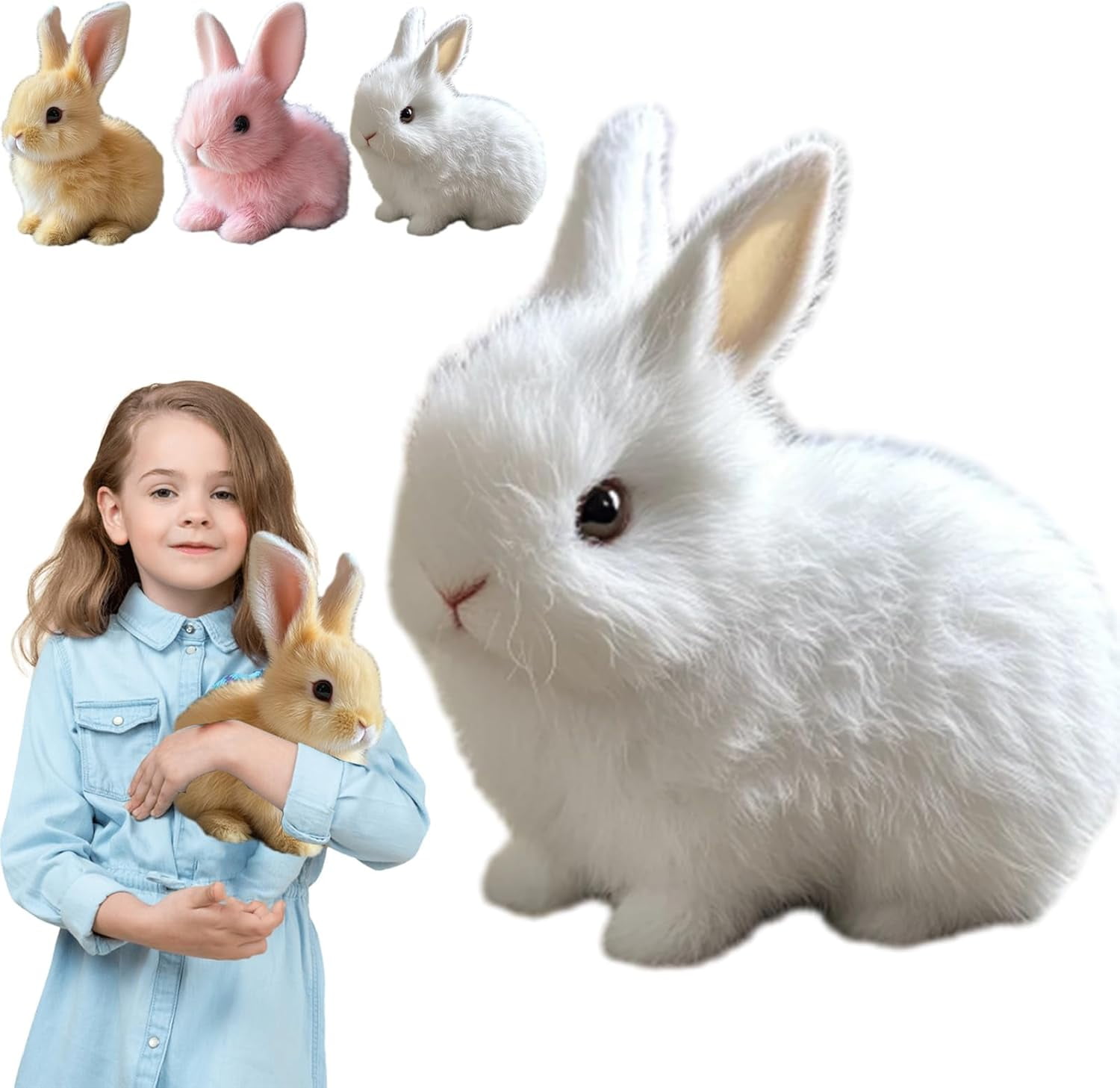 My Realistic Bunny, Realistic Bunny Can Walk and Talk, Bunbi Realistic ...