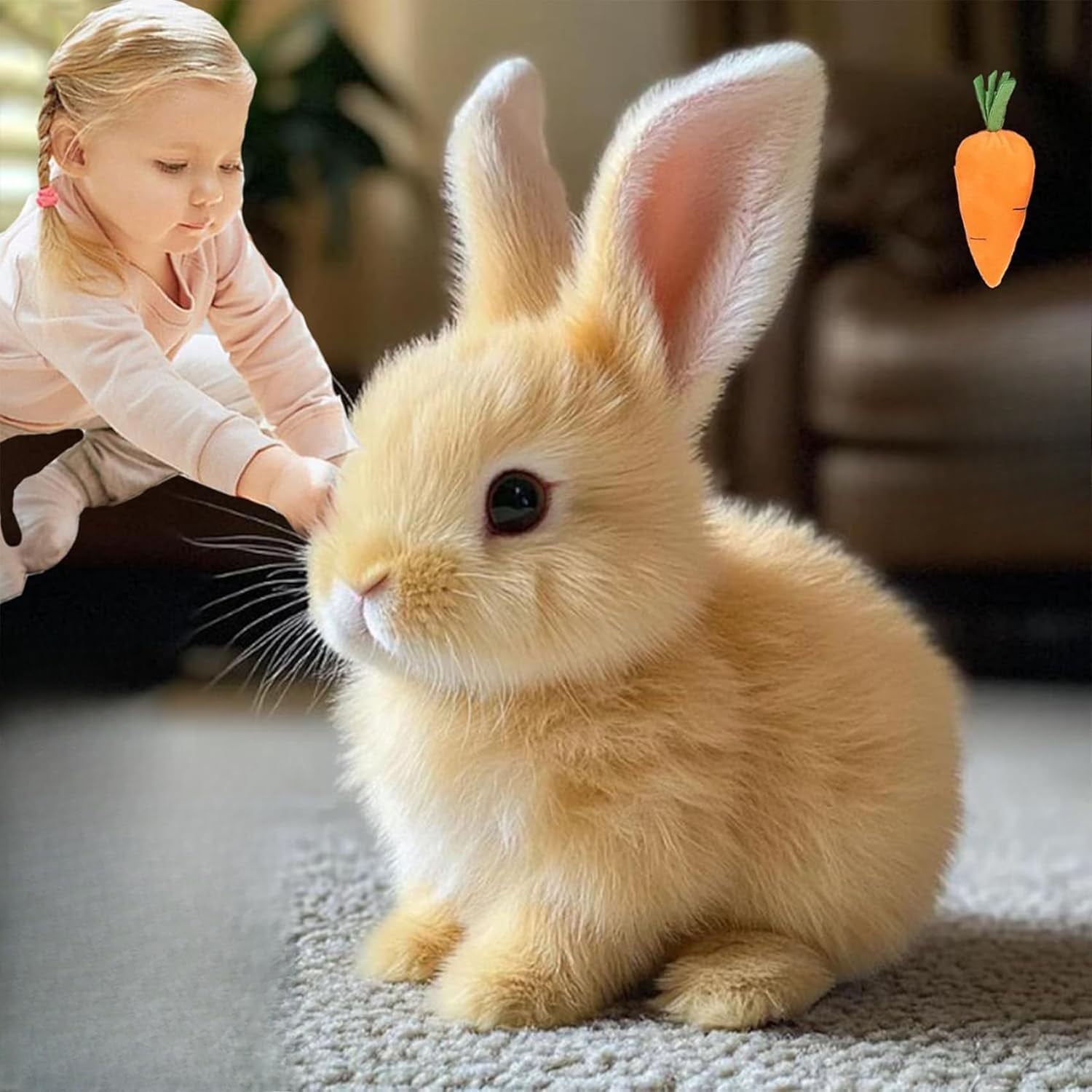 My Realistic Bunny Toy, Interactive Bunny Realistic Bunny - Jumping ...