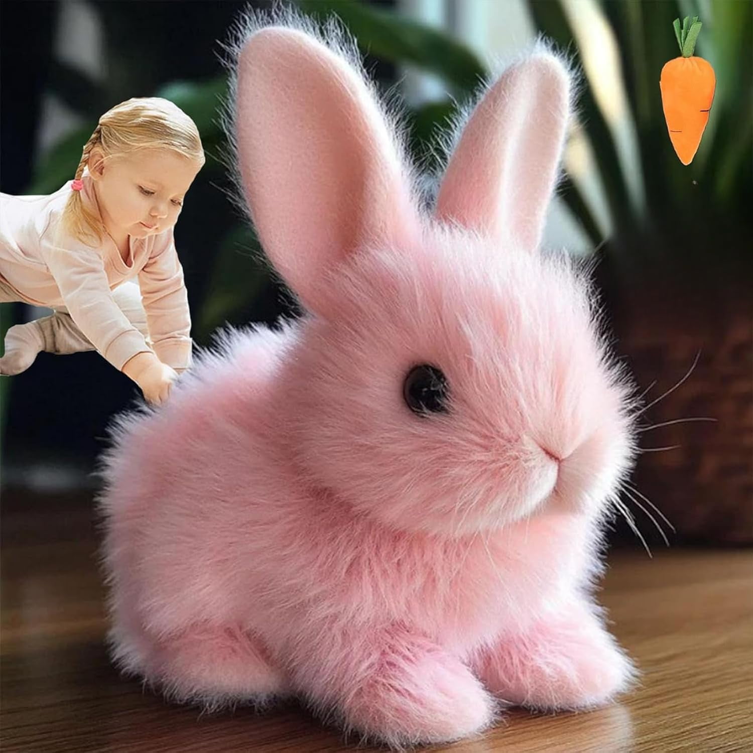 My Realistic Bunny Toy, Interactive Bunny Realistic Bunny - Jumping ...