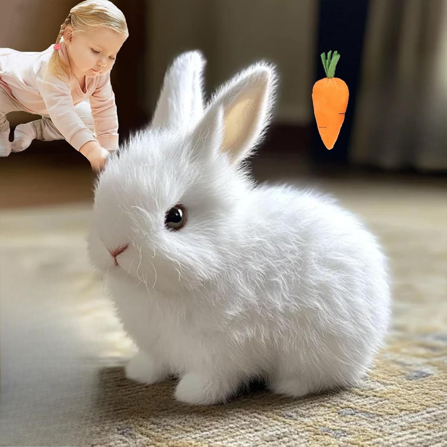 My Realistic Bunny Toy, Interactive Bunny Realistic Bunny - Jumping ...