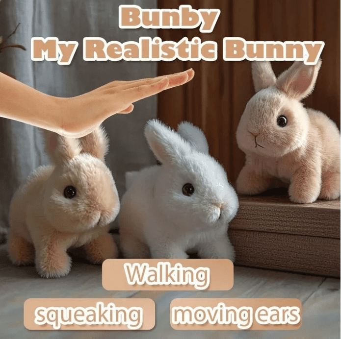 My Realistic Robot Bunny Robot Bunny Plush Toy Rabbit Robot Puppy ...