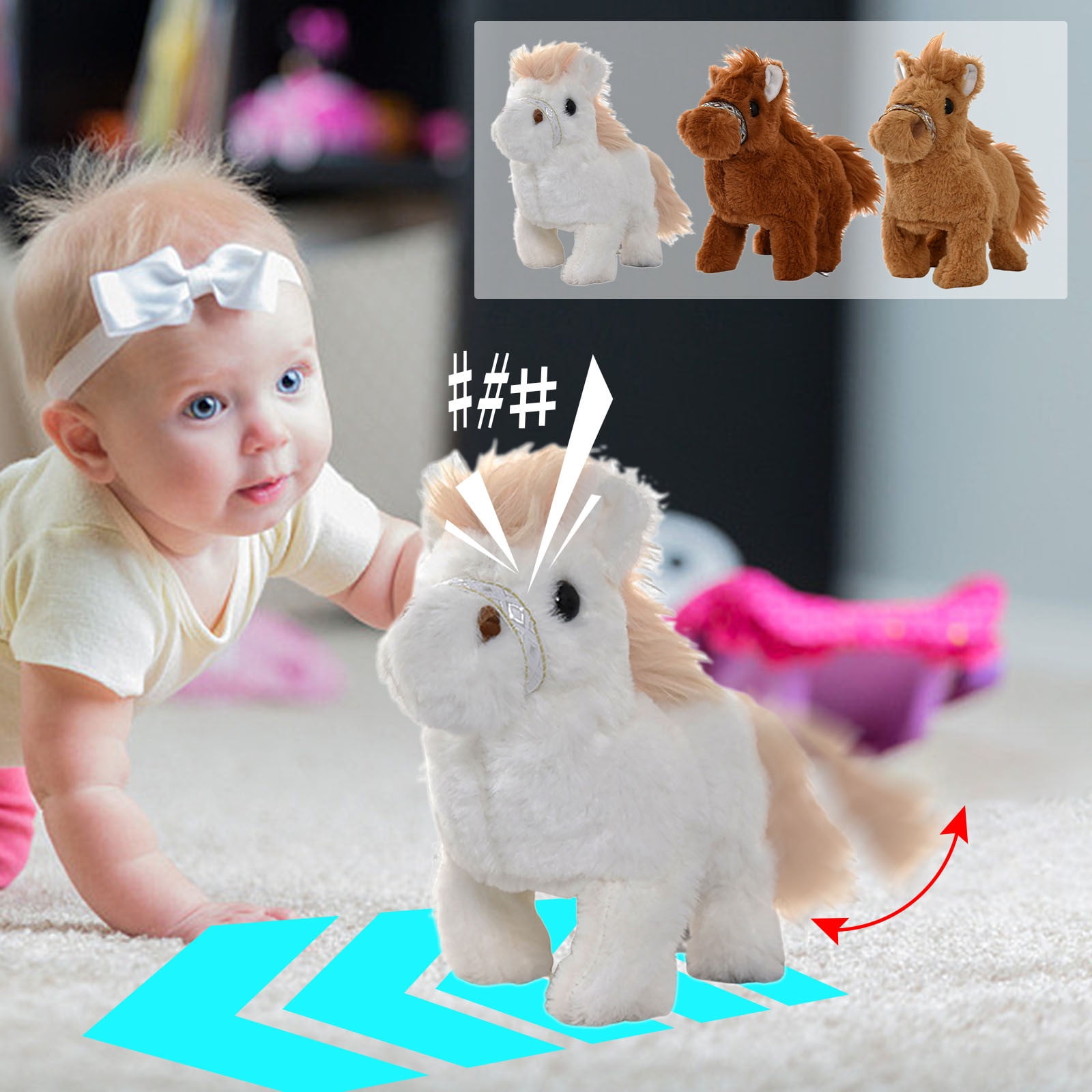 My Realistic Robot Ponies, Ponypal, Interactivepony Realisticpony Walks ...