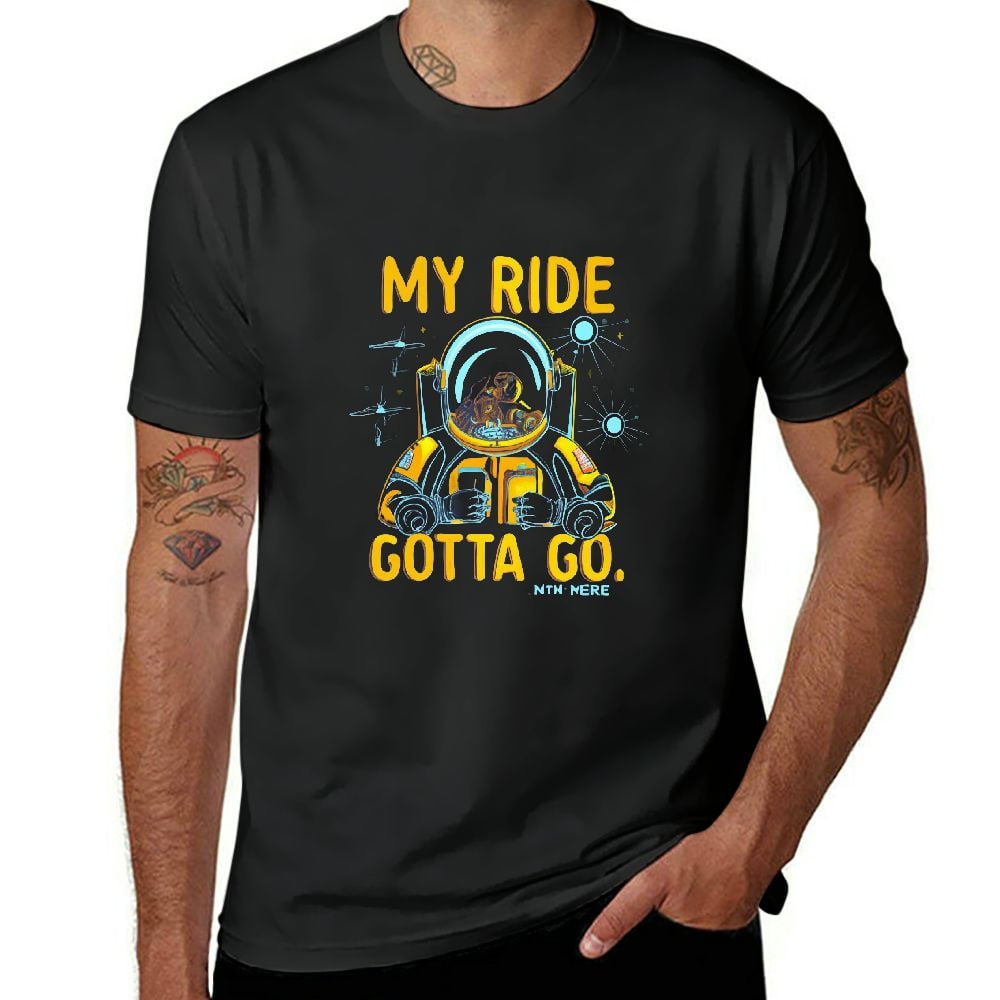 My Ride Is Here Gotta Go Space UFO Hunter Area 51 Paranormal T-Shirt ...