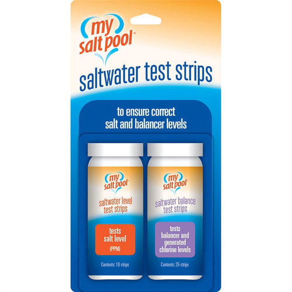 My Salt Pool Saltwater Test Strips - Walmart.com