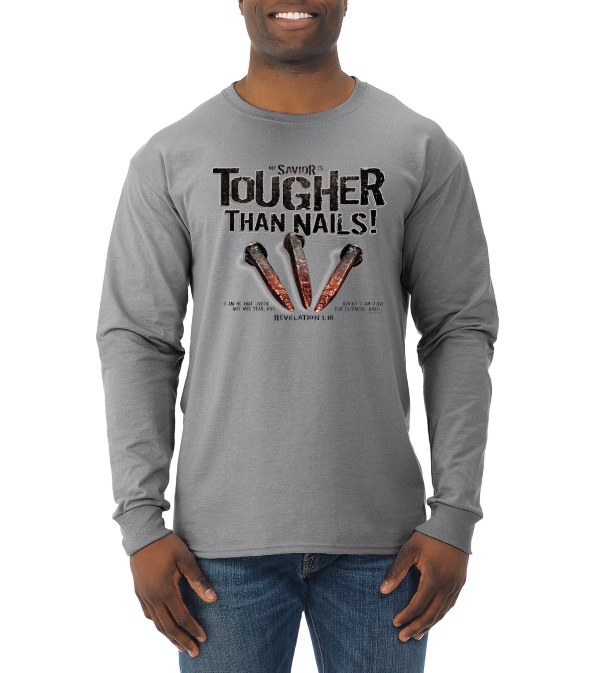My Savior is Tougher than Nails Bible Verse | Male Inspirational ...