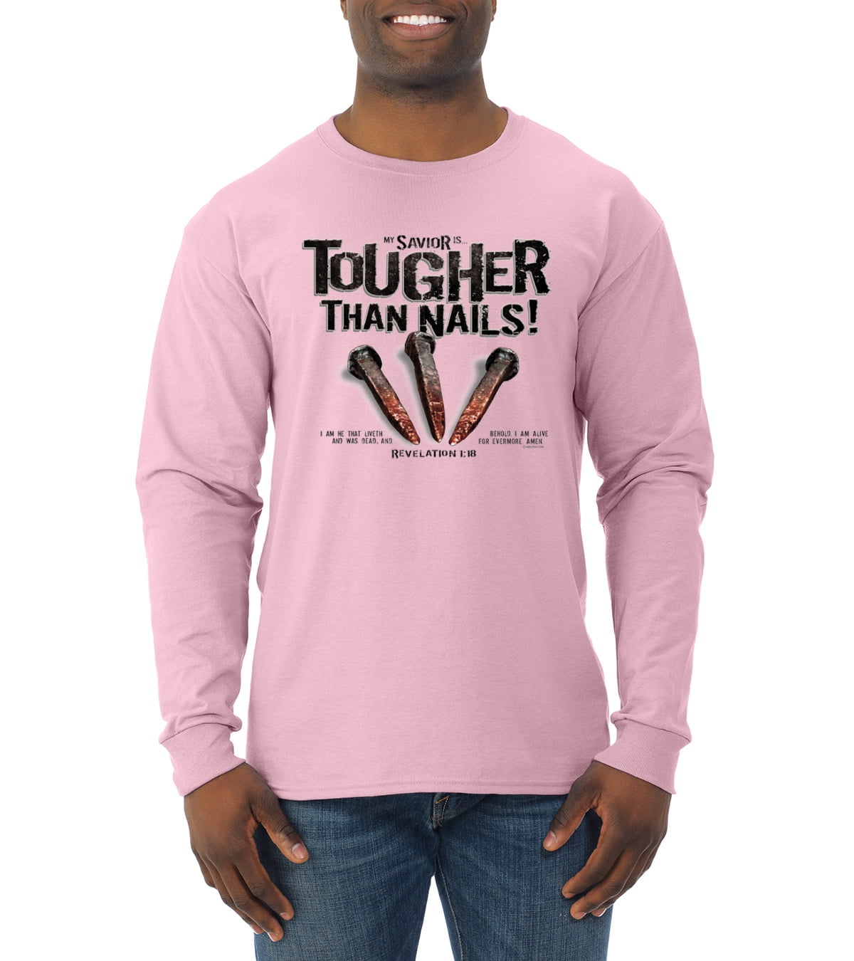 My Savior is Tougher than Nails Bible Verse | Male Inspirational ...