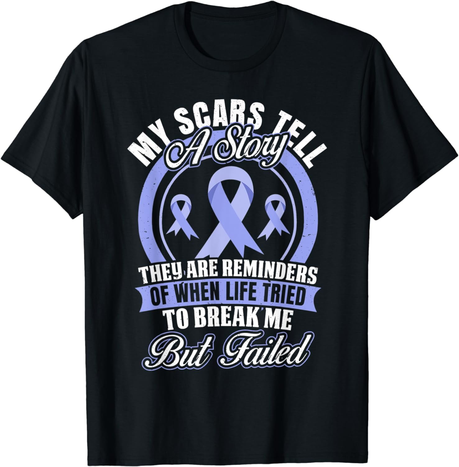My Scars Tell a Story Gastric Cancer Awareness T-Shirt - Walmart.com