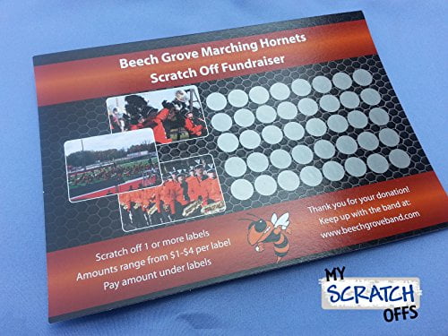 My Scratch Offs 0.50 Inch Gold Round Scratch Off Sticker Labels (500 ...