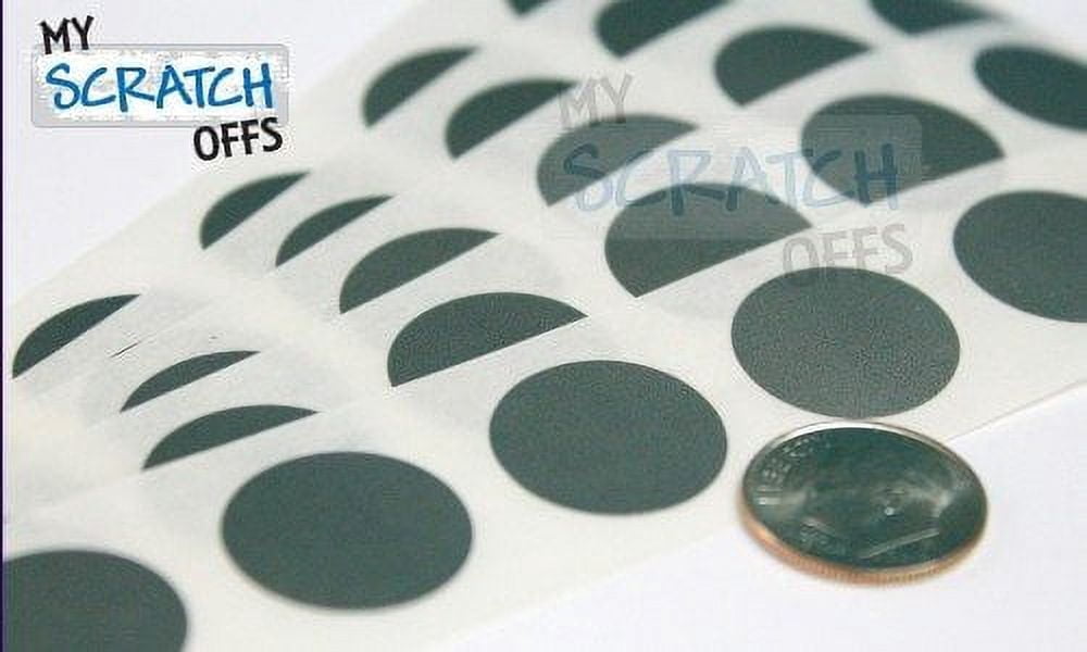 My Scratch Offs 1000 Silver Round Scratch Off Sticker Labels, 0.70 Inch ...