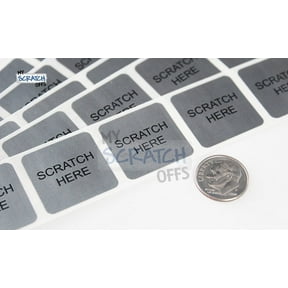 Scratch Off Stickers