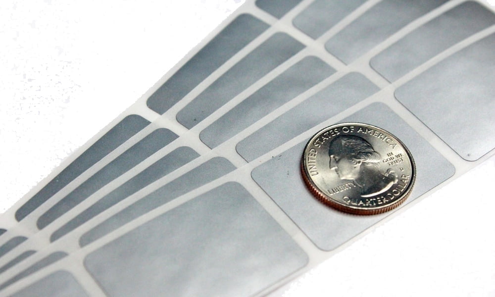 My Scratch Offs 1" x 1.5" Silver Rectangle Scratch-off Sticker Labels ...