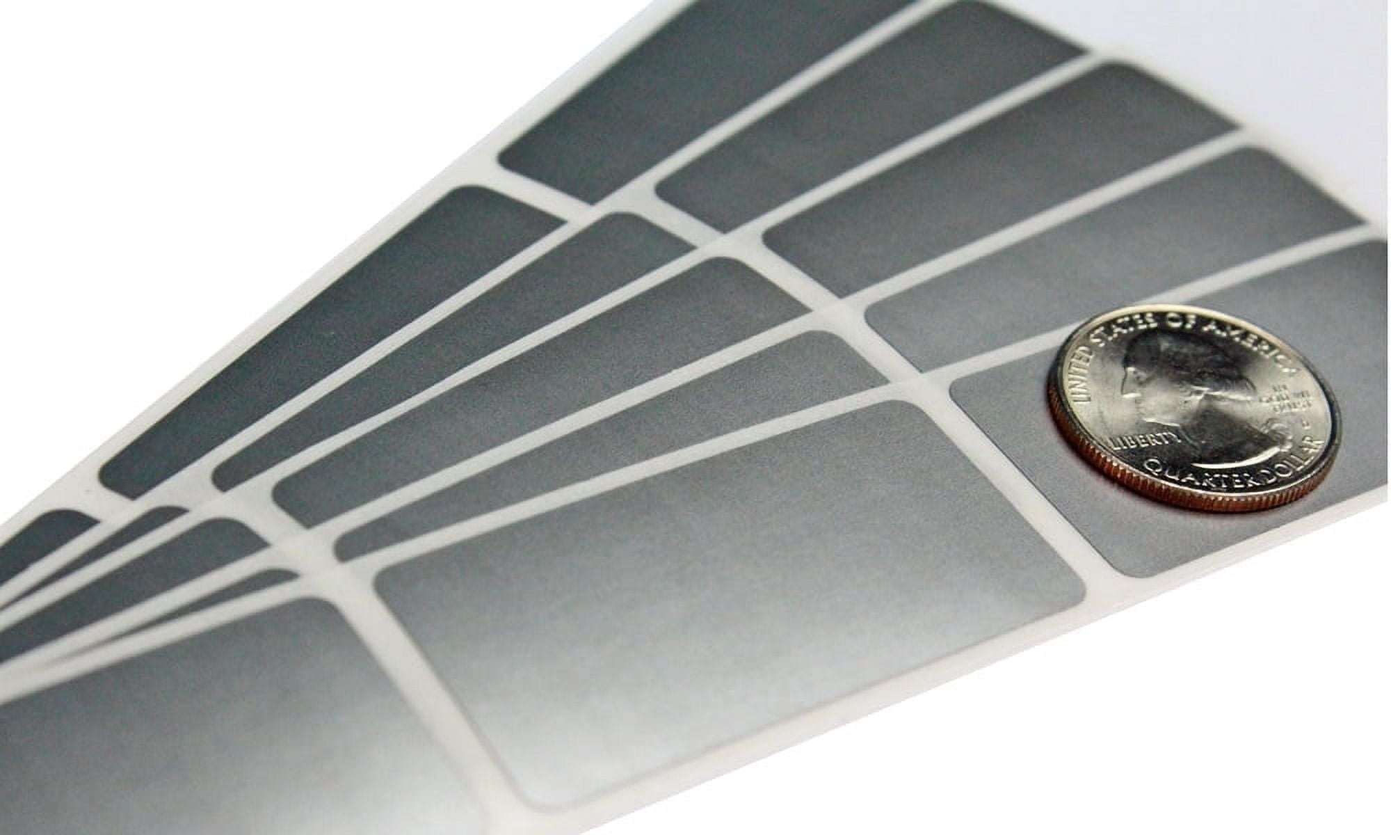 My Scratch Offs 1" x 2" Silver Rectangle Blank Scratch-off Sticker ...